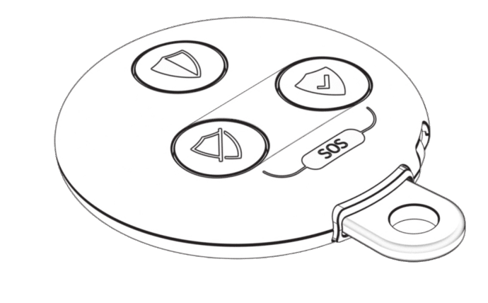 Keyfob ≫ Mini-Fernbedienung | Verisure Deutschland